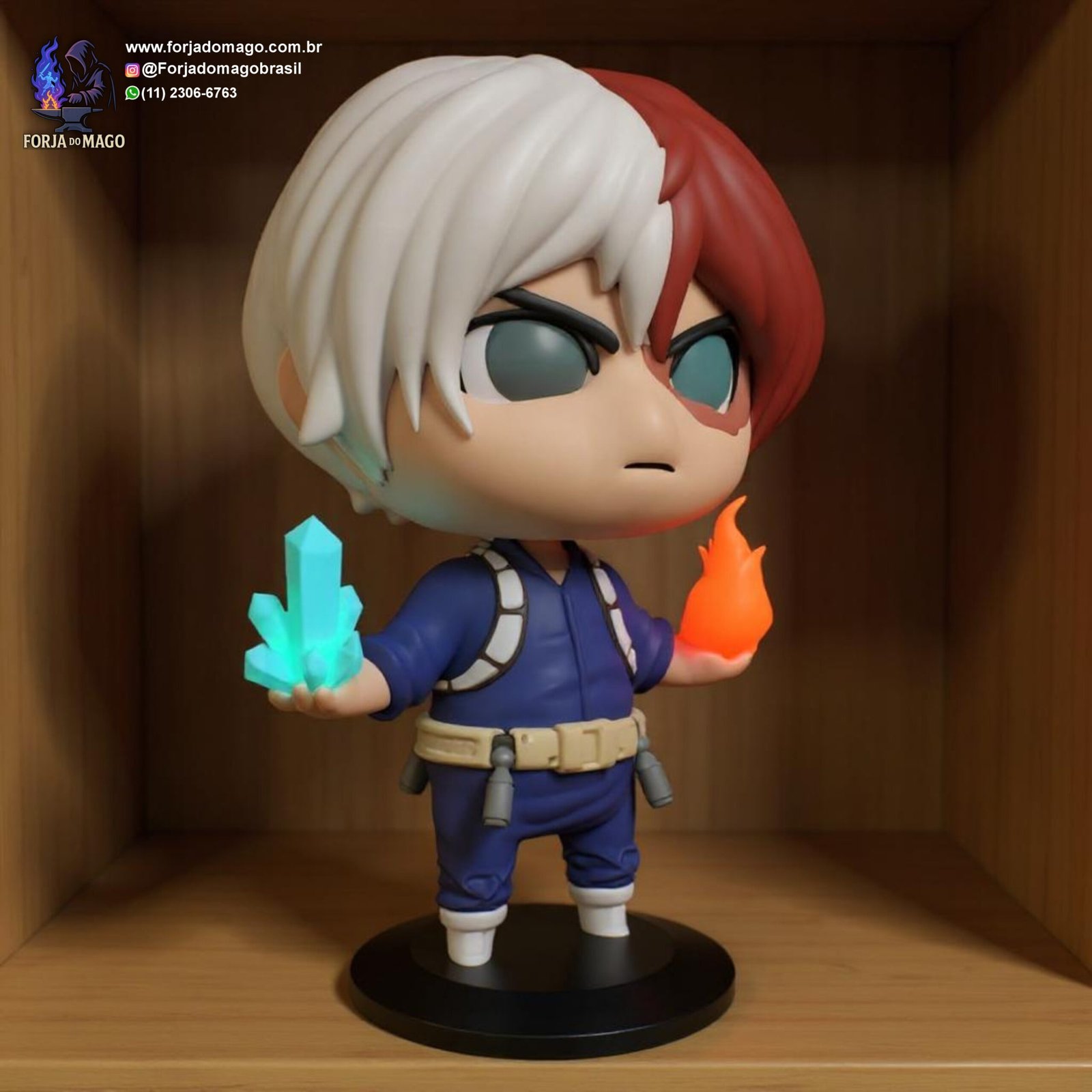 Boku no Hero Academia -Shoto Todoroki Chibi Miniatura, Escultura ...